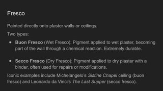 Types of Painting Media - Overview of Medium | PPT