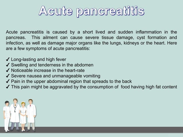 Types of pancreatitis and their symptoms | PPT