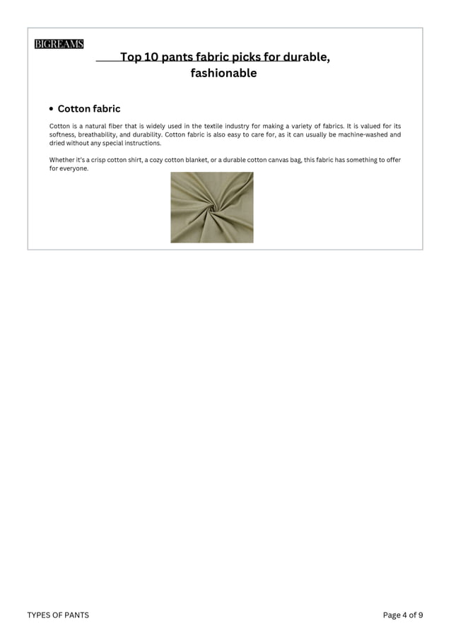 TYPES OF PANTS FABRIC .pdf