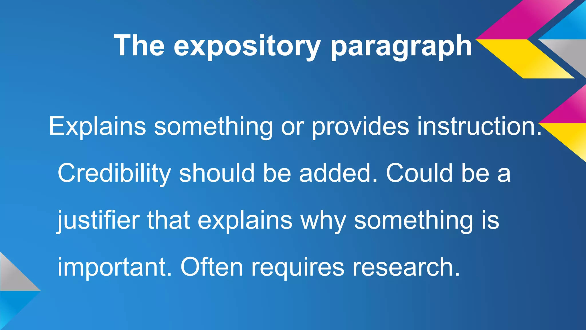 Types of paragraph | PPTX