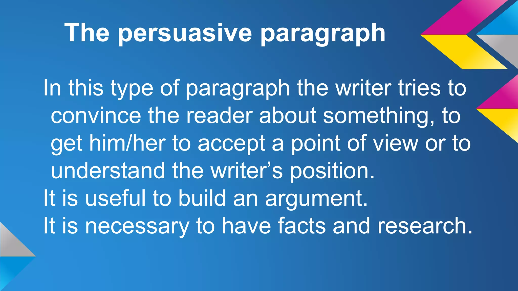 Types of paragraph | PPTX
