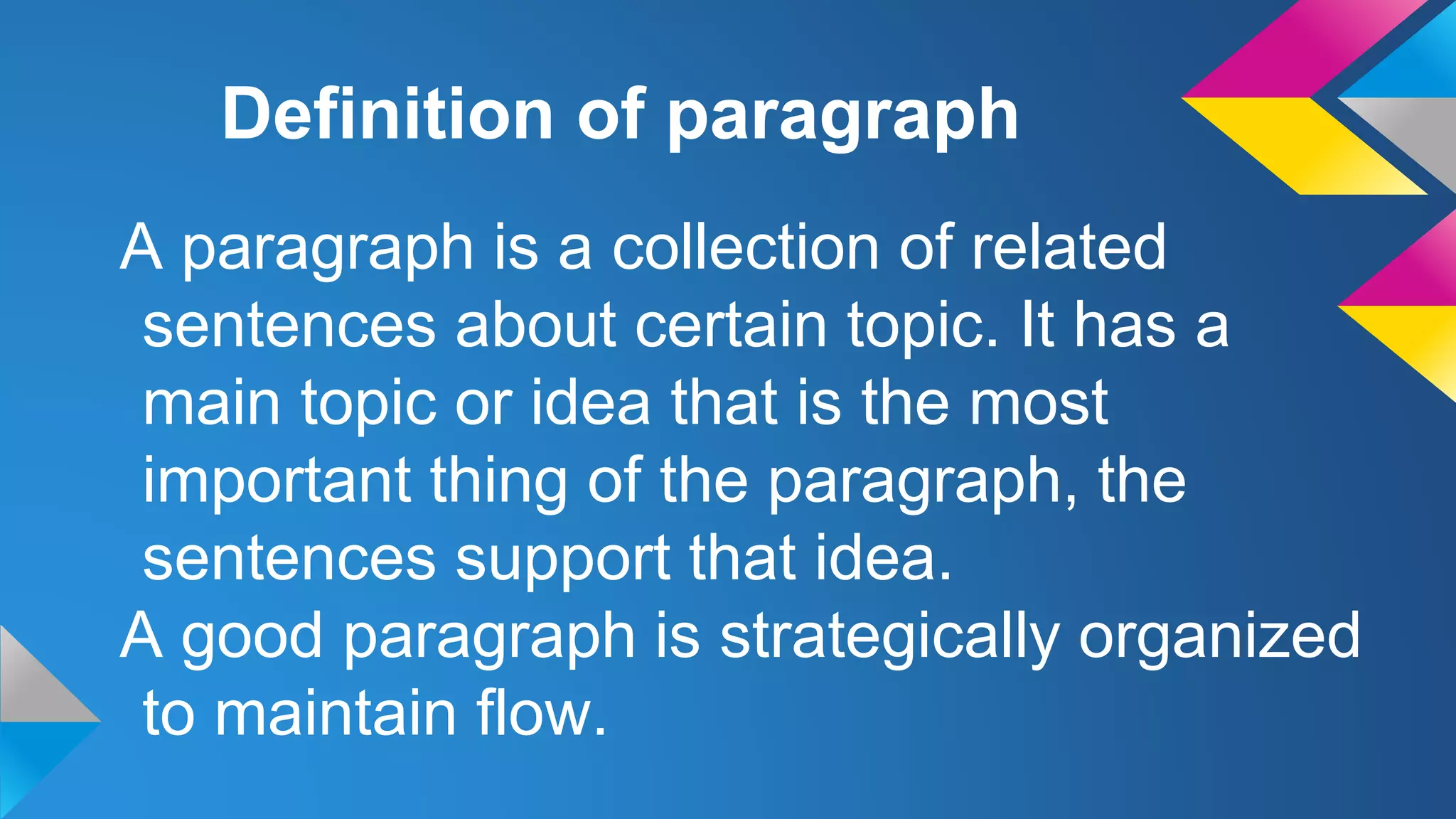 Types of paragraph | PPTX