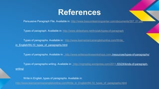 Types of paragraph | PPTX