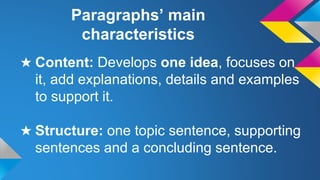 Types of paragraph | PPTX