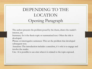 Types of paragraph | PPT