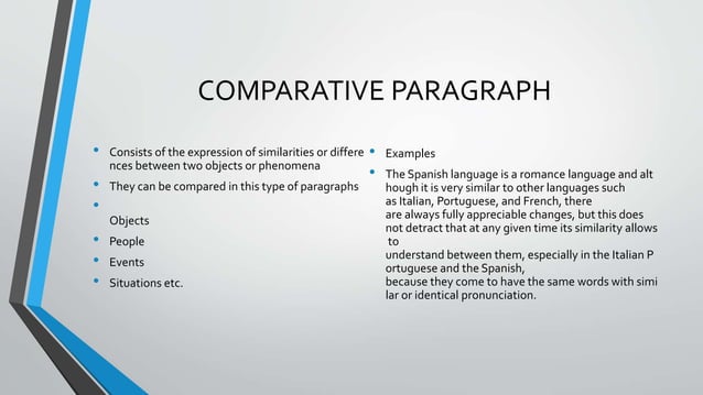 Types of paragraph | PPTX