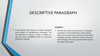 Types of paragraph | PPTX