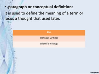 Types of paragraph | PPT