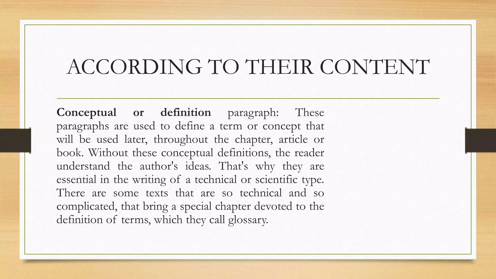 Types of Paragraph discourse theory | PPTX