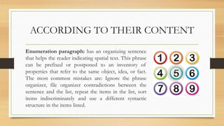Types of Paragraph discourse theory | PPTX
