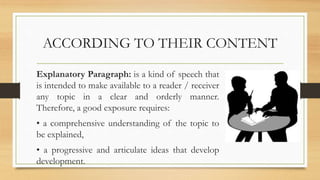 Types of Paragraph discourse theory | PPTX