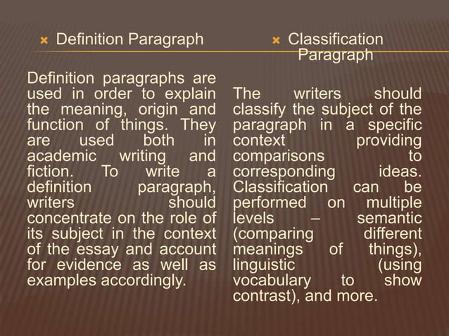 Types of paragraphs | PPTX