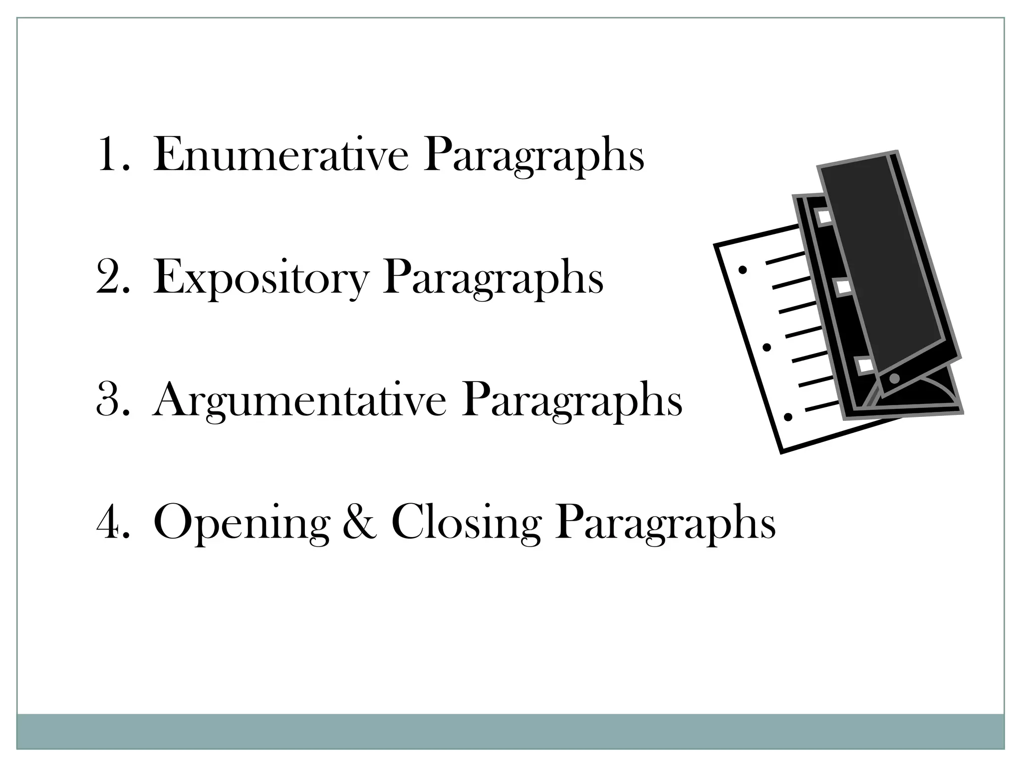 Types of paragraphs | PPT