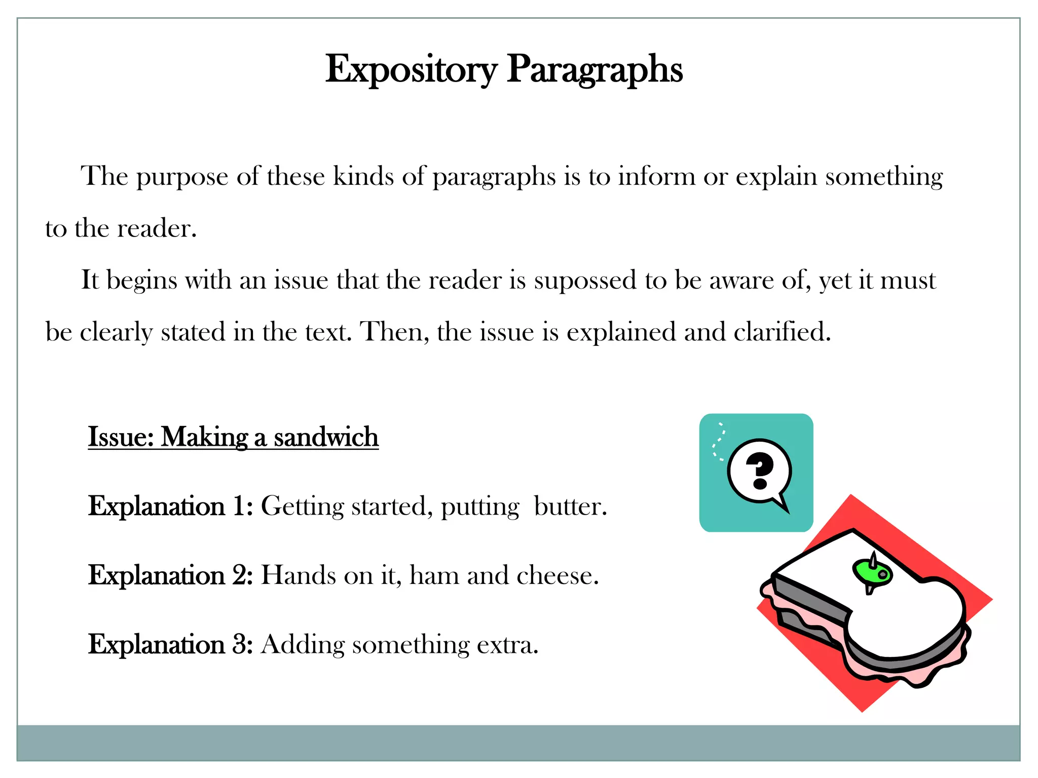 Types of paragraphs | PPT