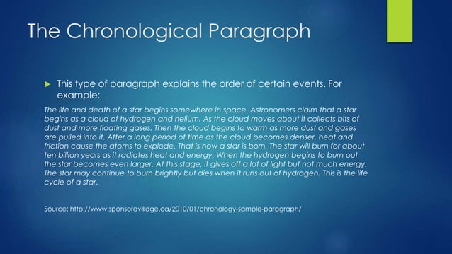 Types of paragraphs | PPT