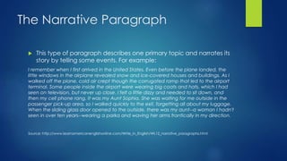 Types of paragraphs | PPT