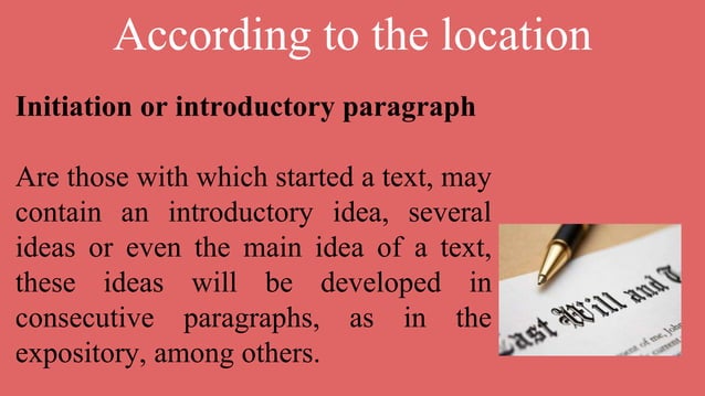 Types of paragraphs | PPTX | Science