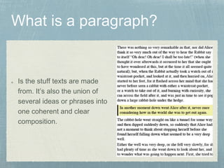 The types of paragraphs | PPTX