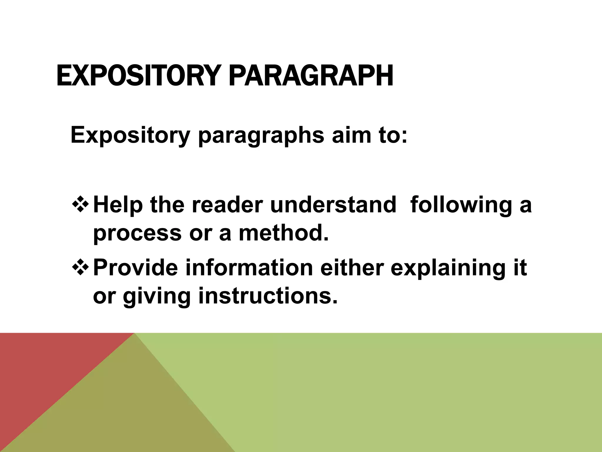 Types of paragraphs | PPTX