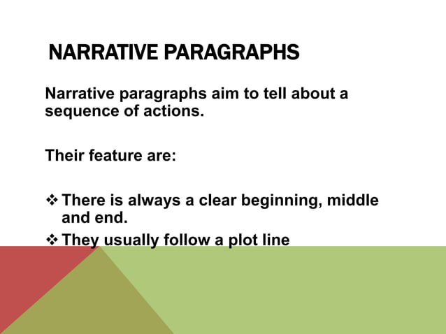 Types of paragraphs | PPTX