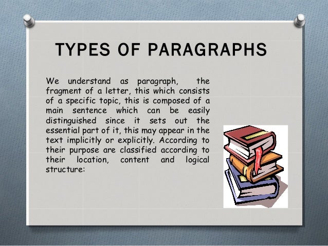 Types of paragraphs
