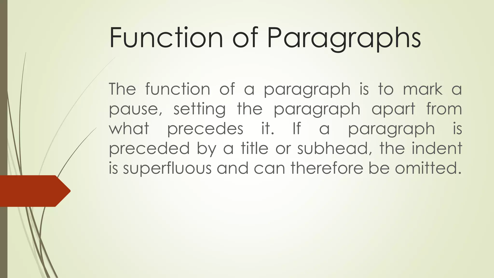 Types of paragraphs | PPTX