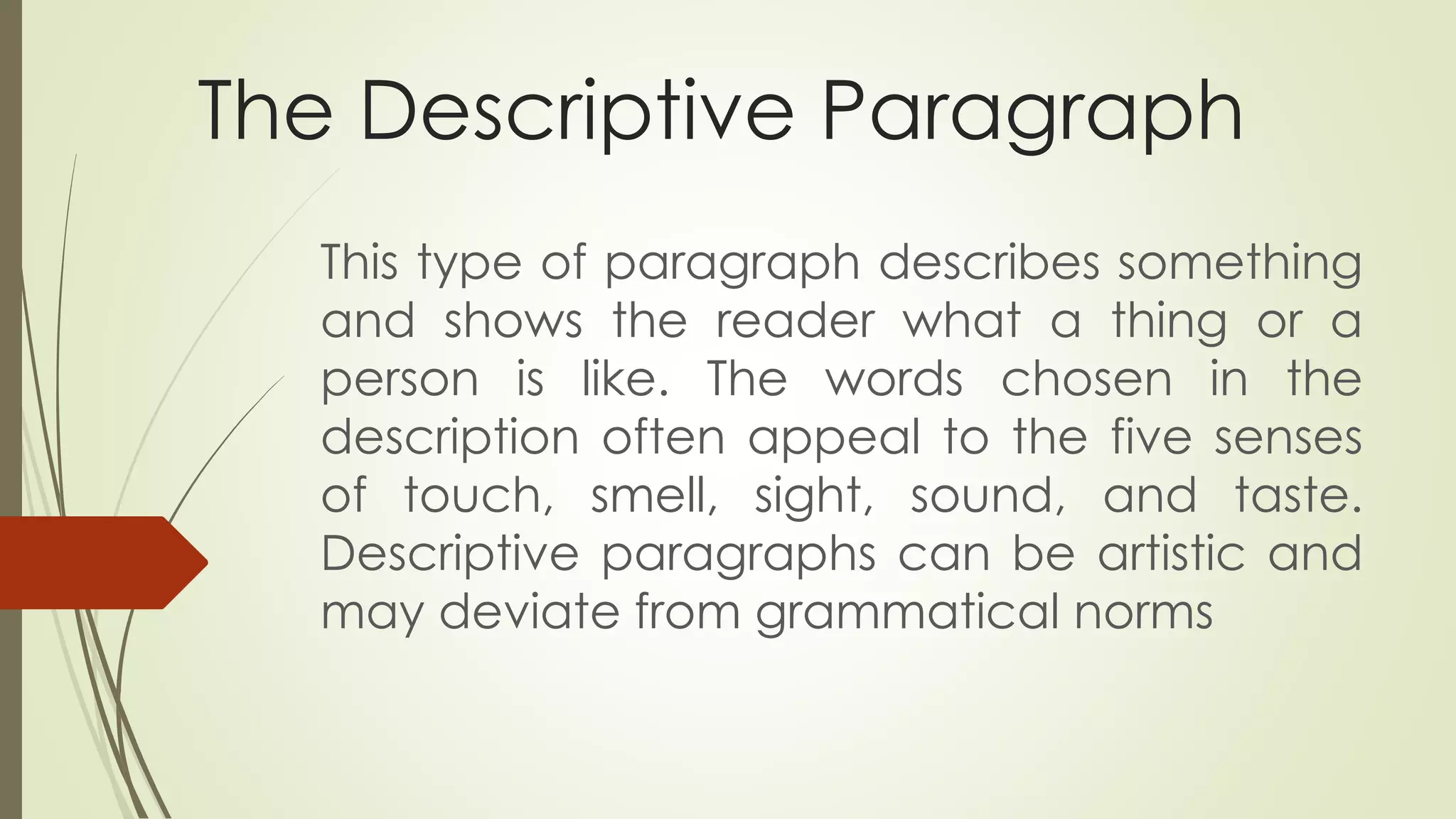 Types of paragraphs | PPTX