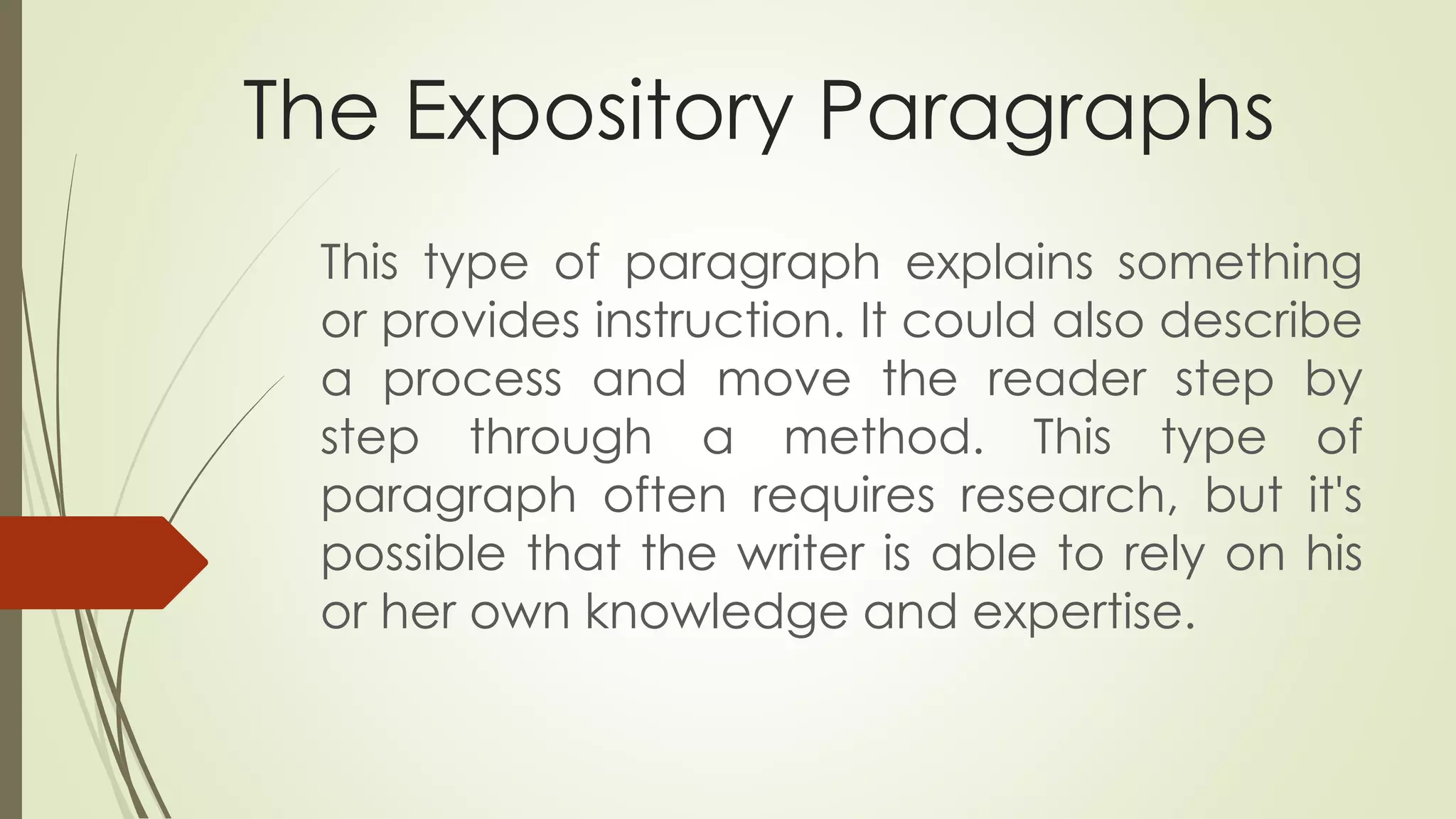 Types of paragraphs | PPTX