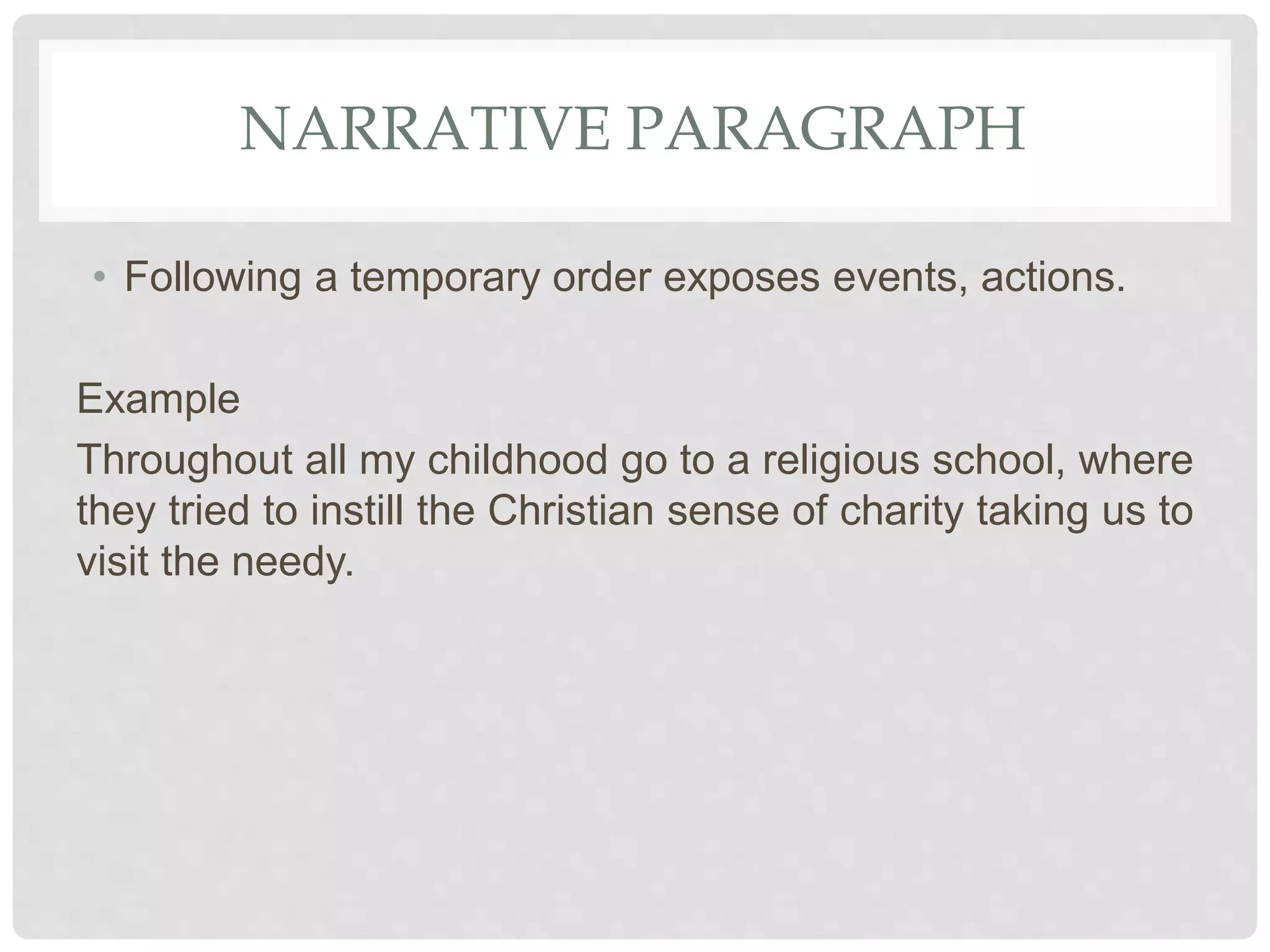 Types of paragraphs | PPT