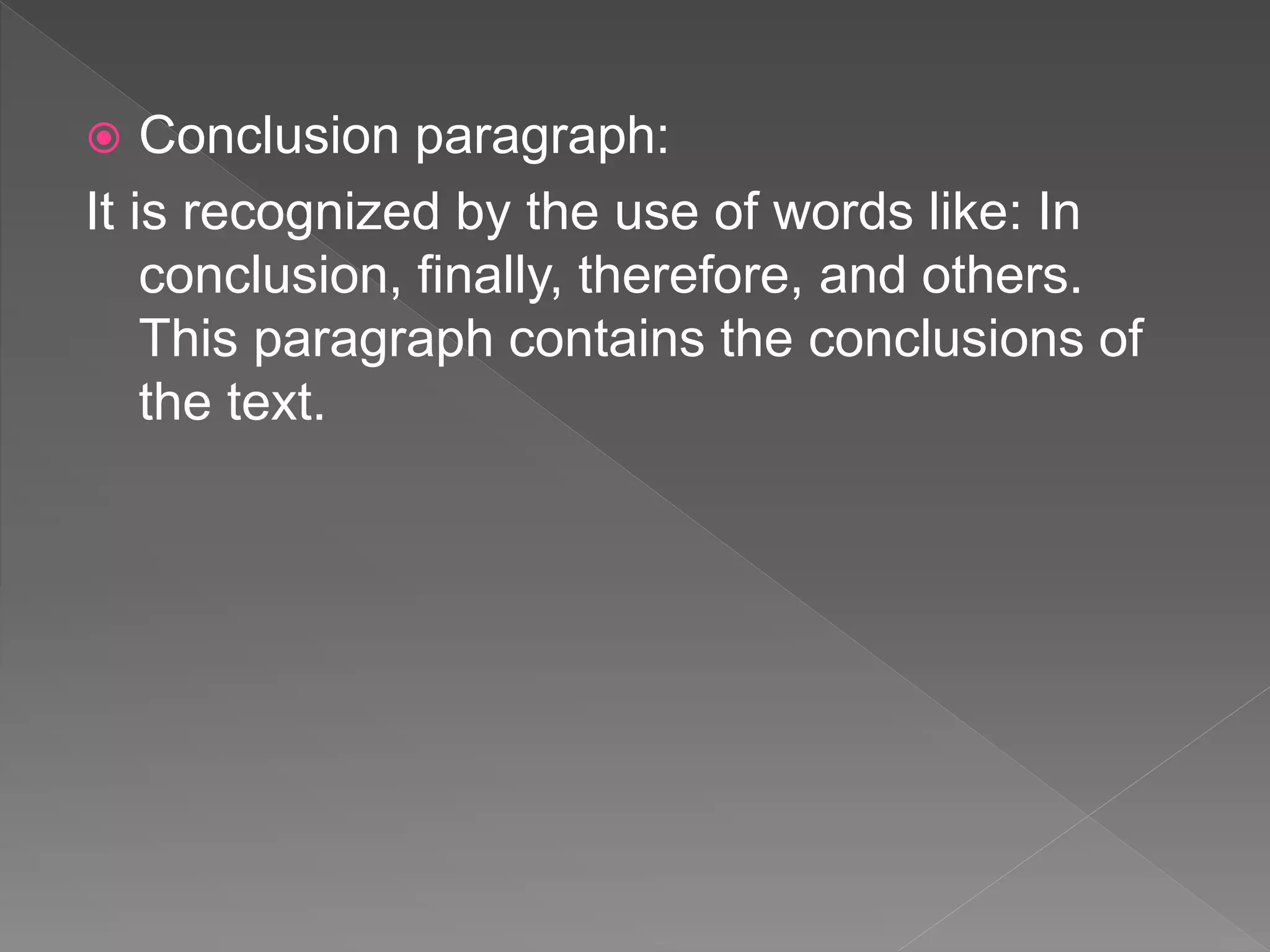Types of paragraphs | PPT