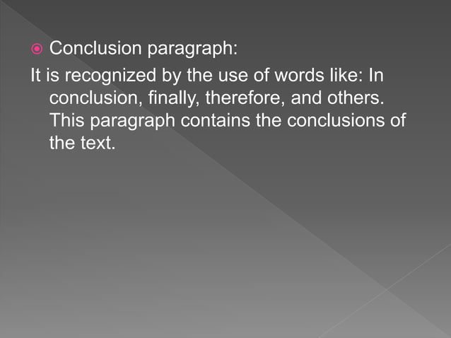 Types of paragraphs | PPT