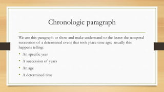 Types of paragraphs | PPTX
