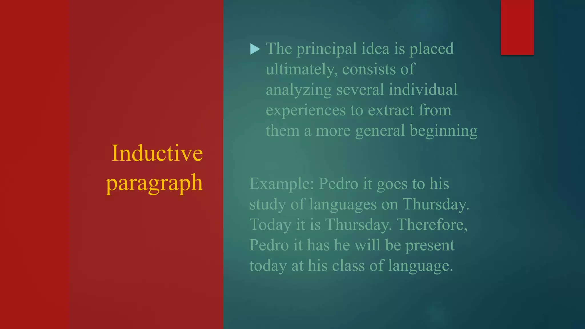 Types of paragraphs | PPTX