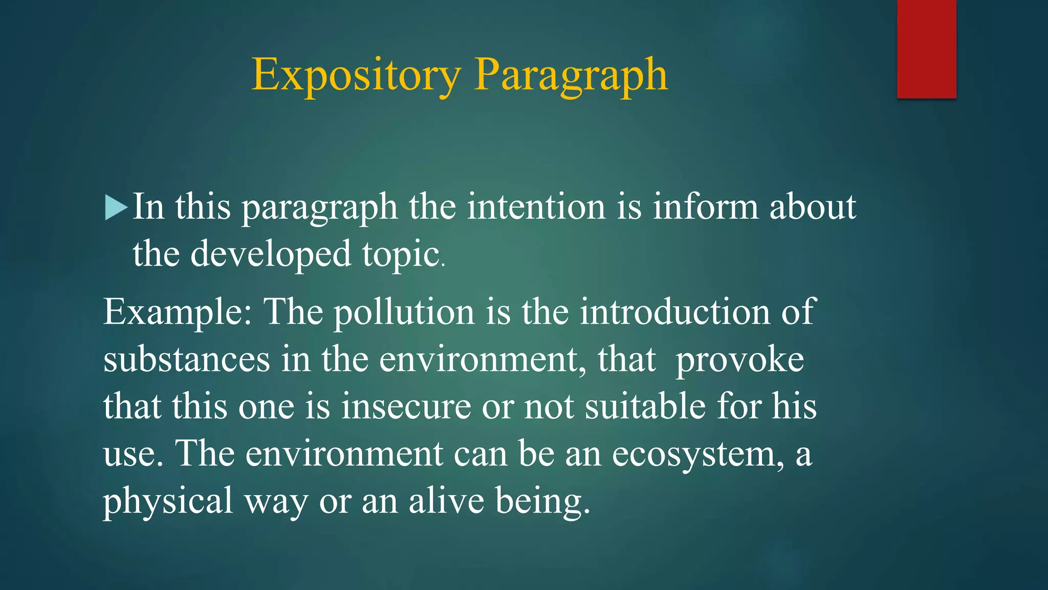 Types of paragraphs | PPTX
