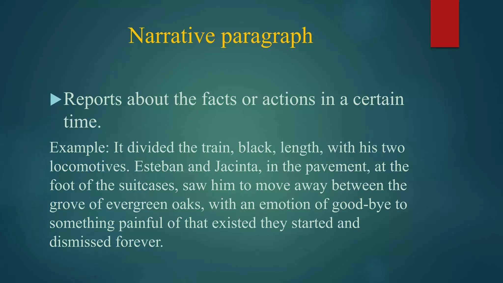 Types of paragraphs | PPTX
