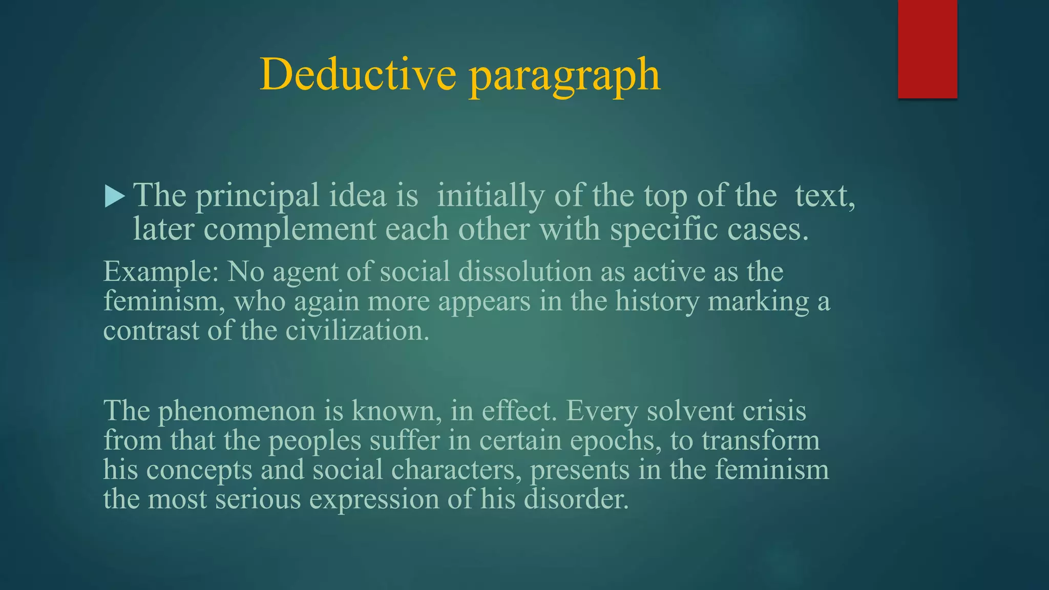 Types of paragraphs | PPTX