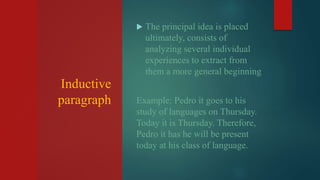 Types of paragraphs | PPTX