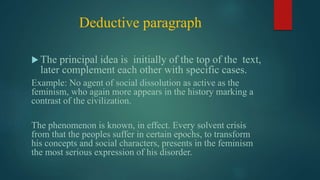 Types of paragraphs | PPTX