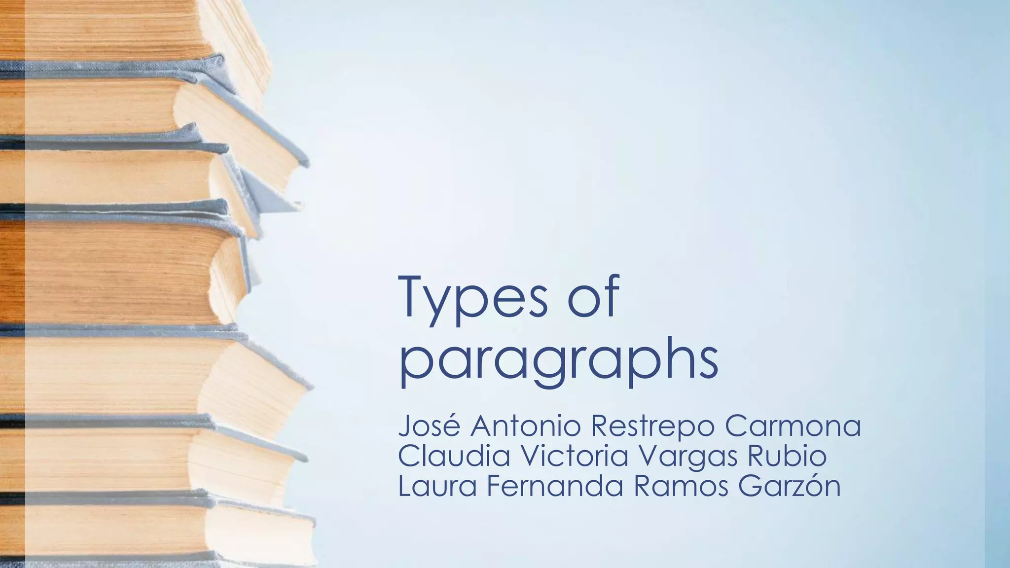Types of paragraphs | PPT