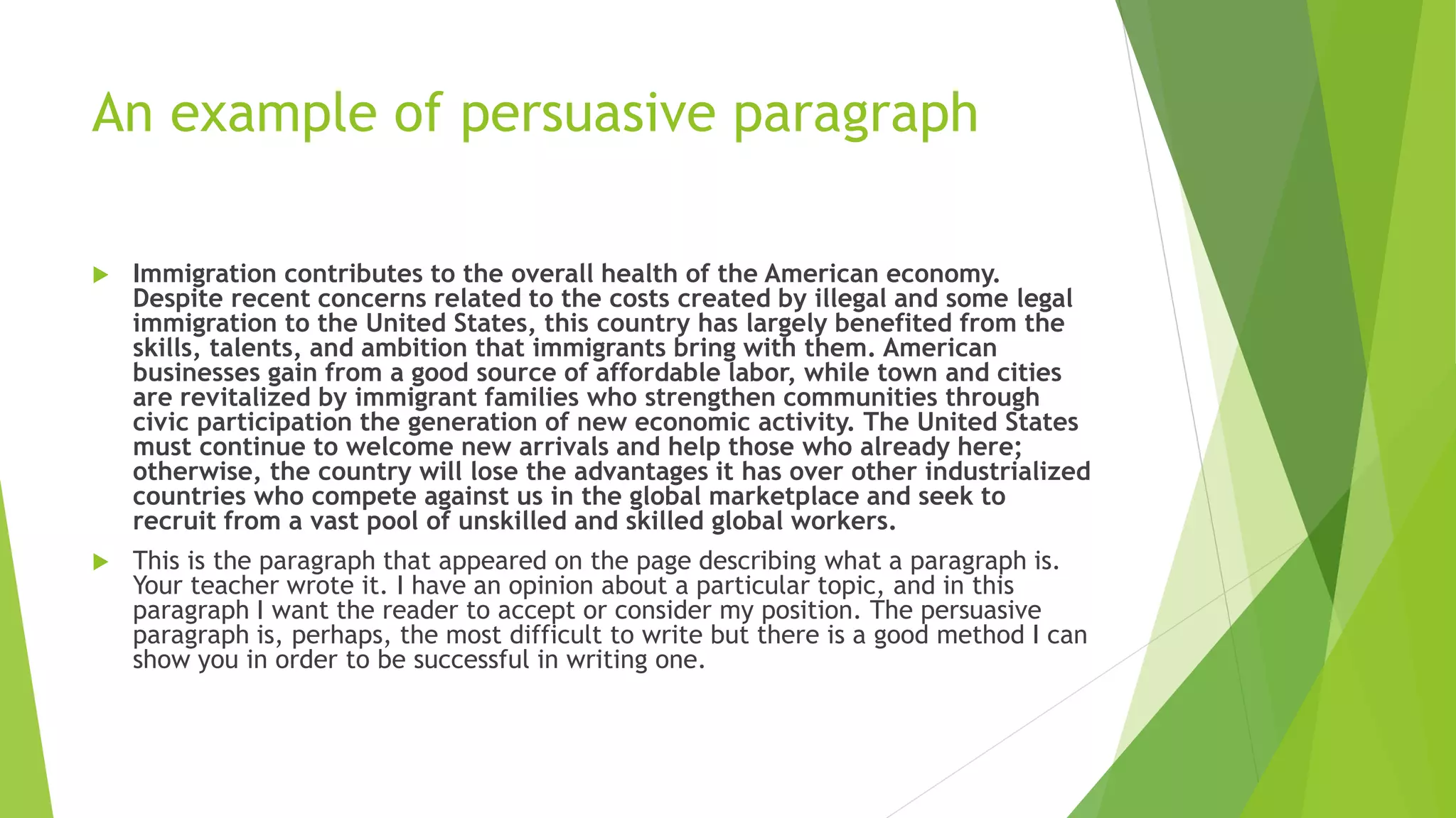 Types of paragraphs | PPTX