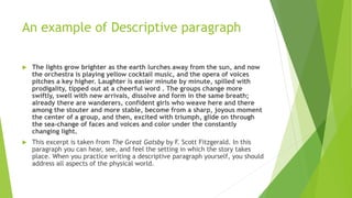 Types of paragraphs | PPTX