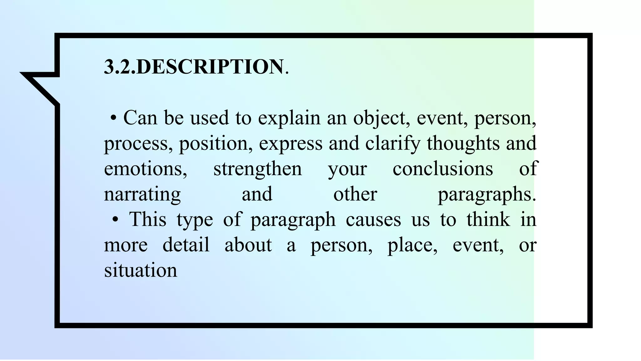 Types of paragraphs | PPT