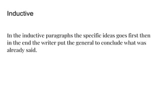 Types of paragraphs | PPT