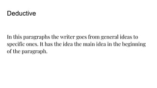 Types of paragraphs | PPT