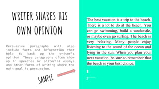 Types of paragraphs | PPTX