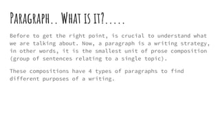 Types of paragraphs | PPTX