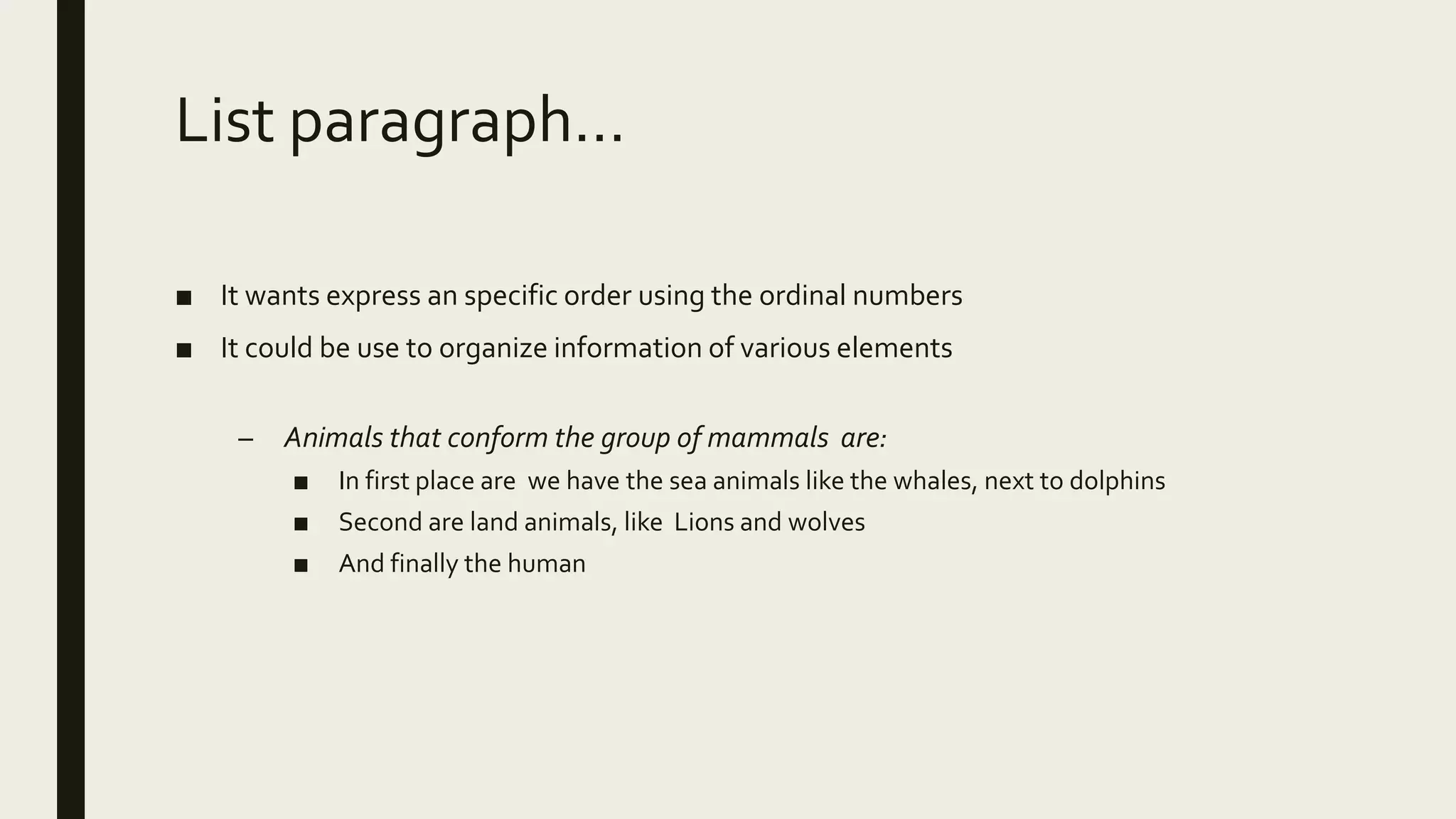 Types of paragraphs | PPT