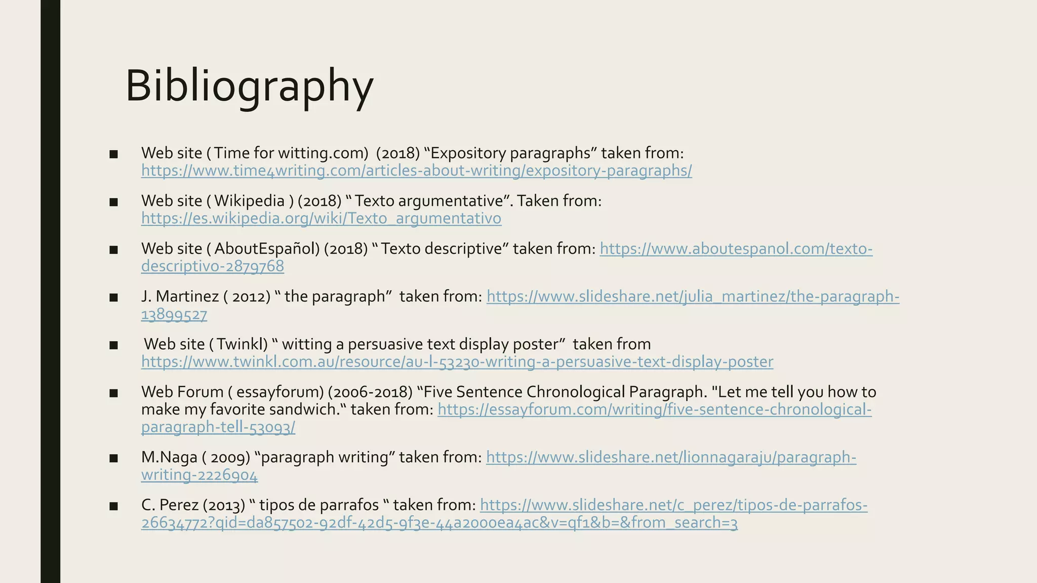 Types of paragraphs | PPT