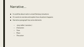 Types of paragraphs | PPTX