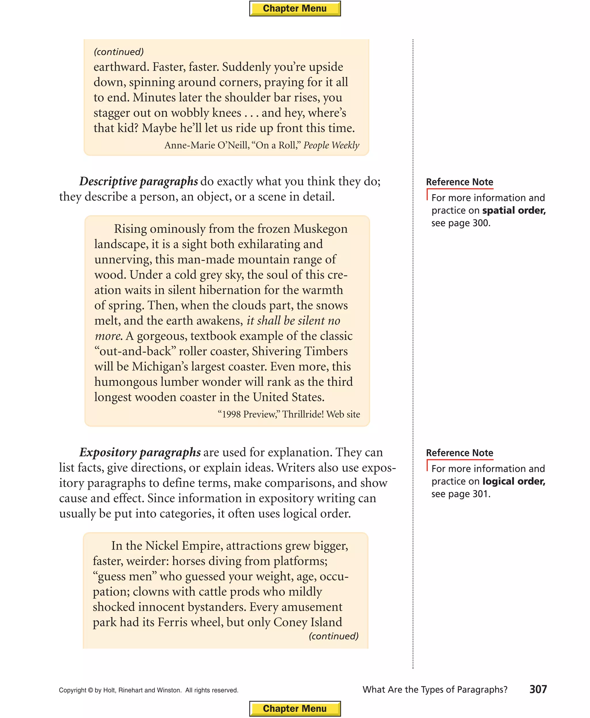 Types of paragraphs | PDF